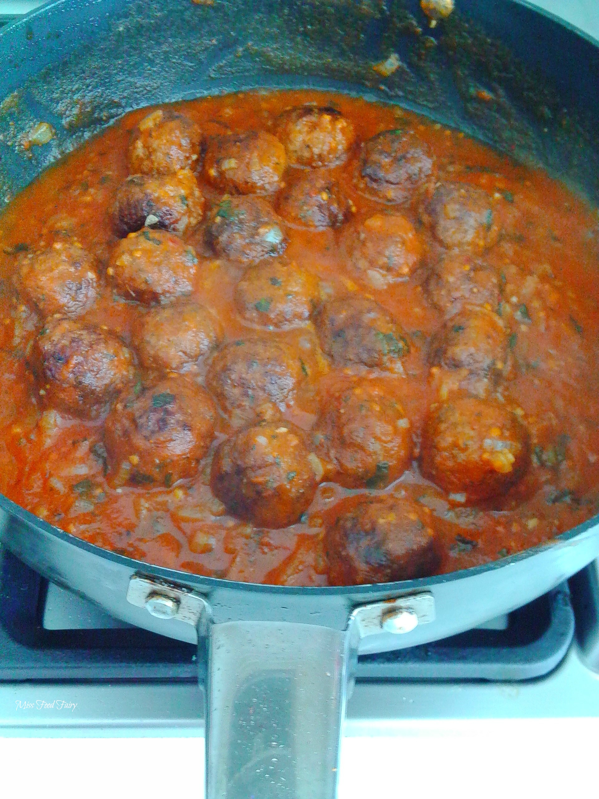 Meatballs – for meatball subs – Miss Food Fairy