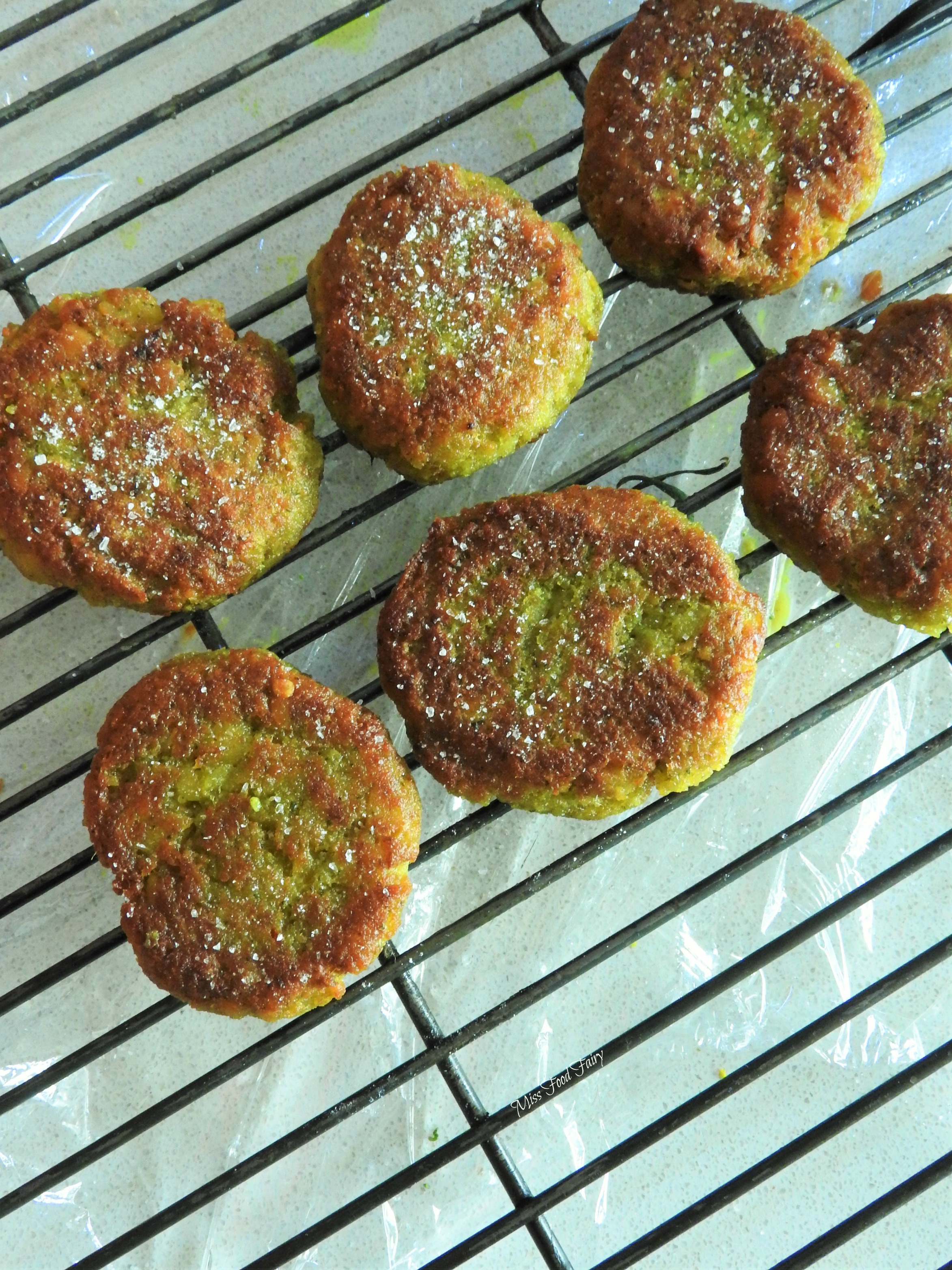 Yellow split pea falafels in pita – Miss Food Fairy