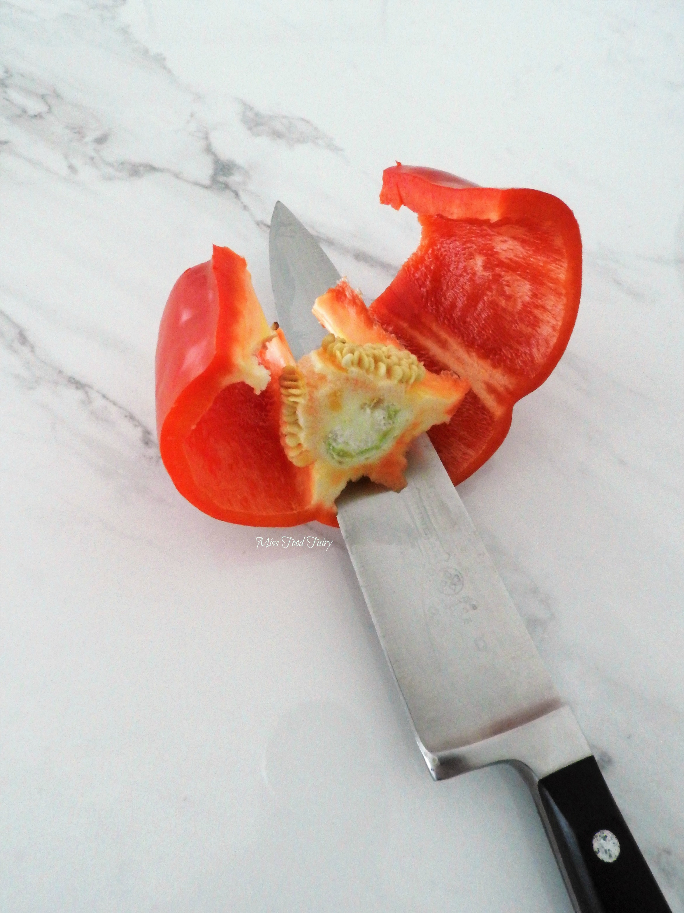 How to slice a capsicum – Miss Food Fairy