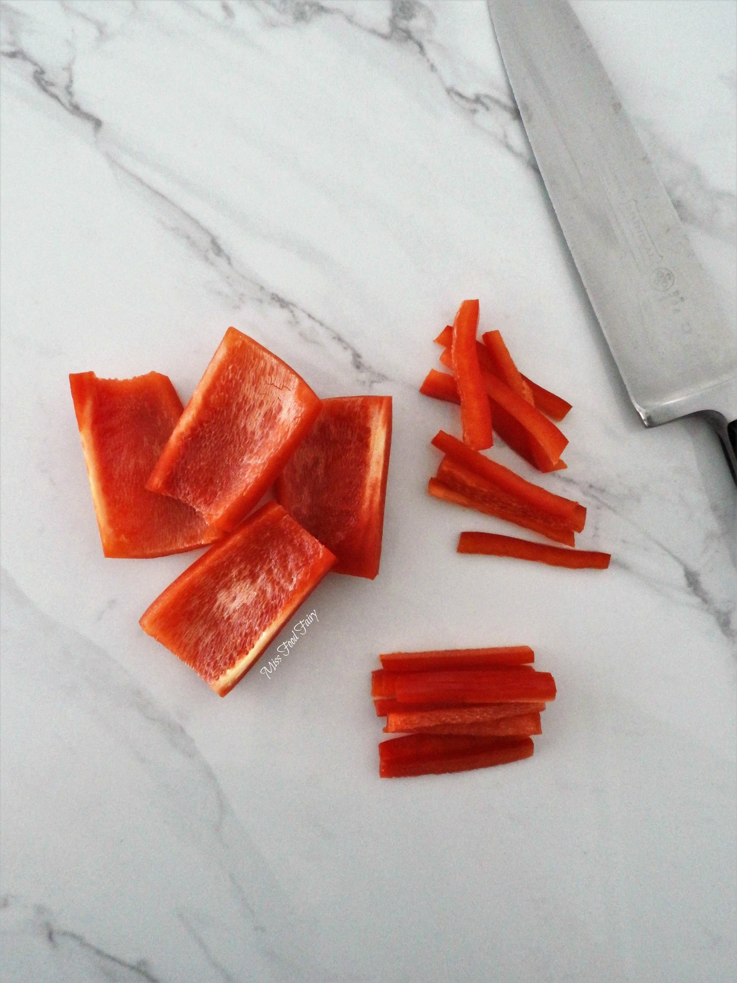 How to slice a capsicum – Miss Food Fairy