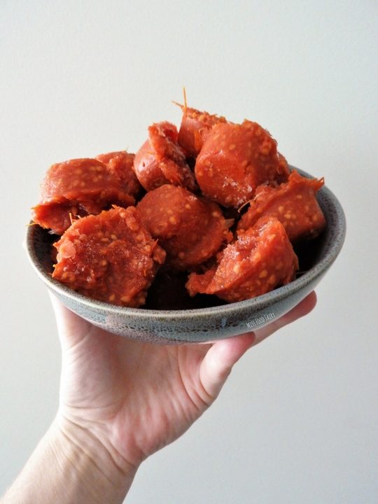 Tomato bombs – using the leftover pulp from passata making – Miss Food ...